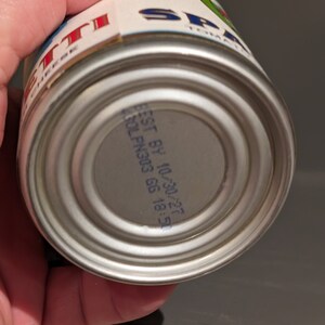 1920s 30s 40s Quincy Brand Spaghetti Can Label on Can Original Vintage ...