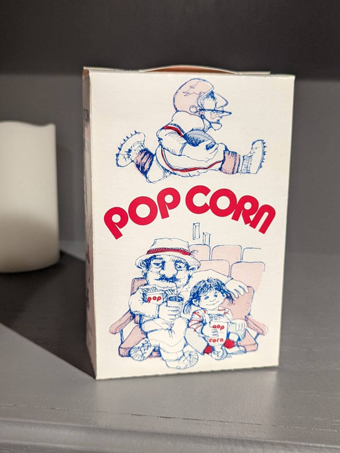 NOS Original 80's Sketch Pop Corn Pop Corn Box Vintage - Etsy