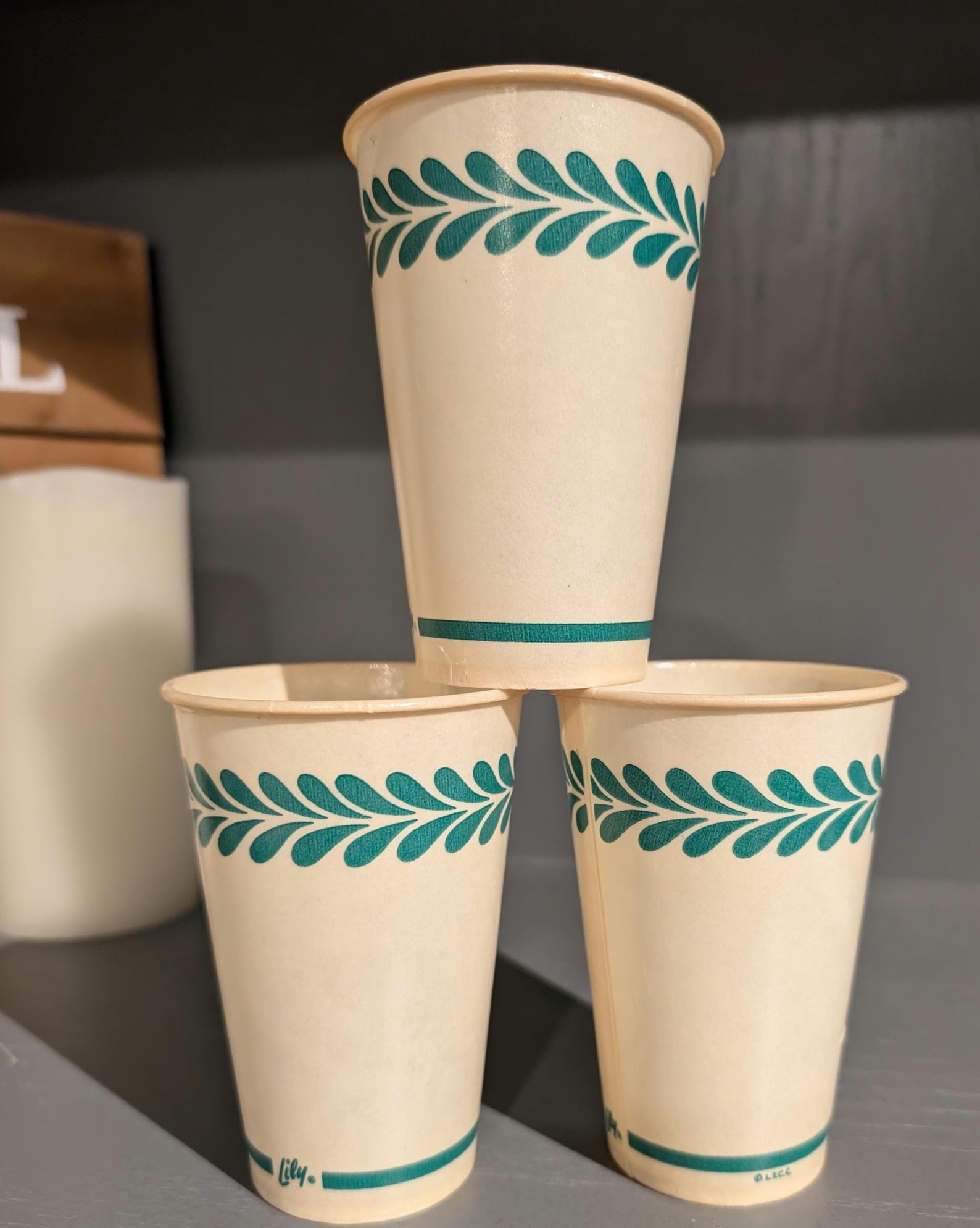 NOS 1960's Lily Malts Shakes Waxed Paper Cup - Old & Original Ice Cream ...