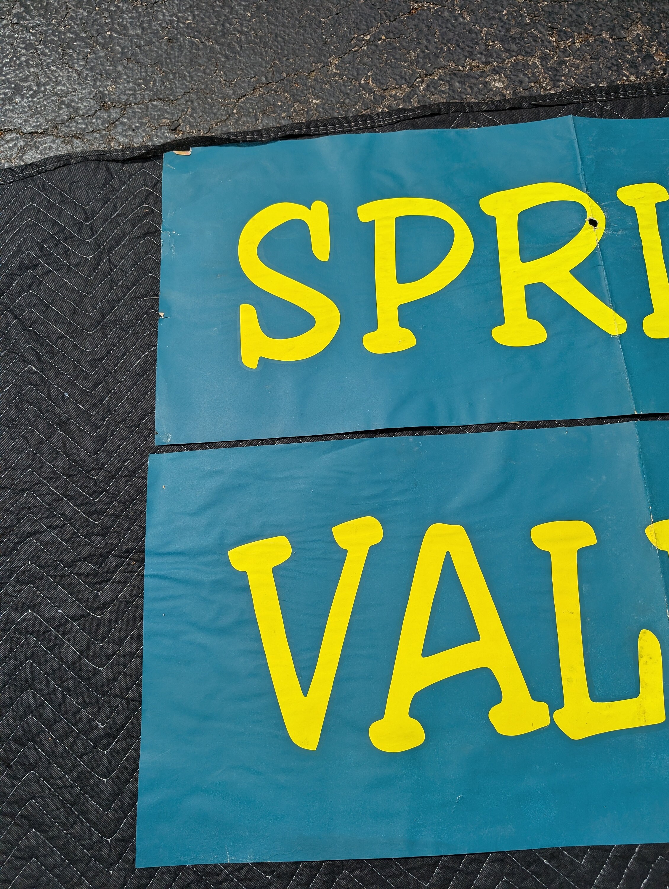 1960s Spring Values Sign Poster Original Vintage - Old Retail Store ...
