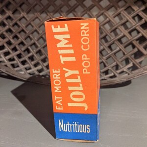 Small Vintage 1939 Jolly Time Pop Corn Box Old Original | Etsy