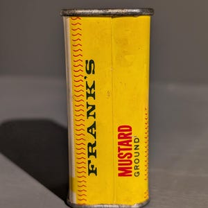 1960s Old & Original Franks Parsley Mustard Spice Seasoning Metal Spice ...