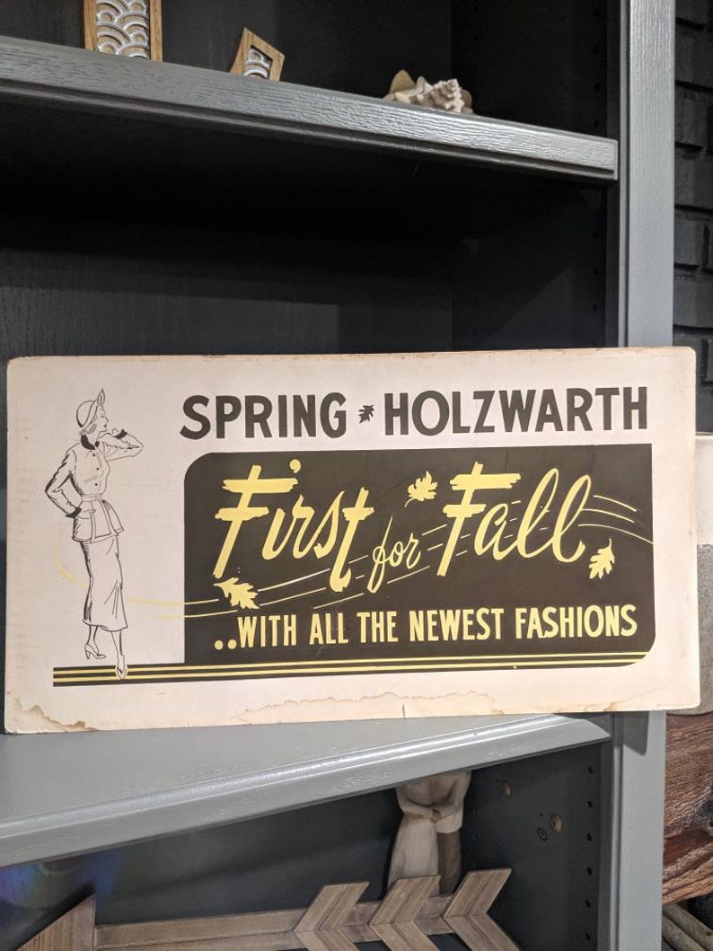Original 1950's Spring Holzwarth Department Store - Etsy