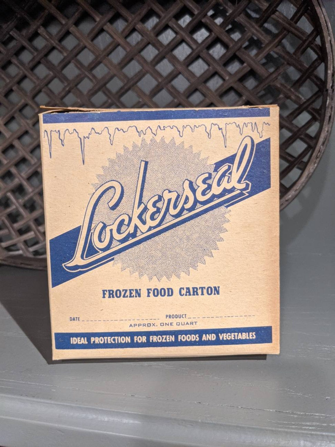 1940's Lockerseal Frozen Food Box Frozen Food Canning - Etsy