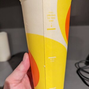 1960s Waxed Drink Cup Box- Old Dixie Cups - Original Dated 1967 - 22 Oz ...