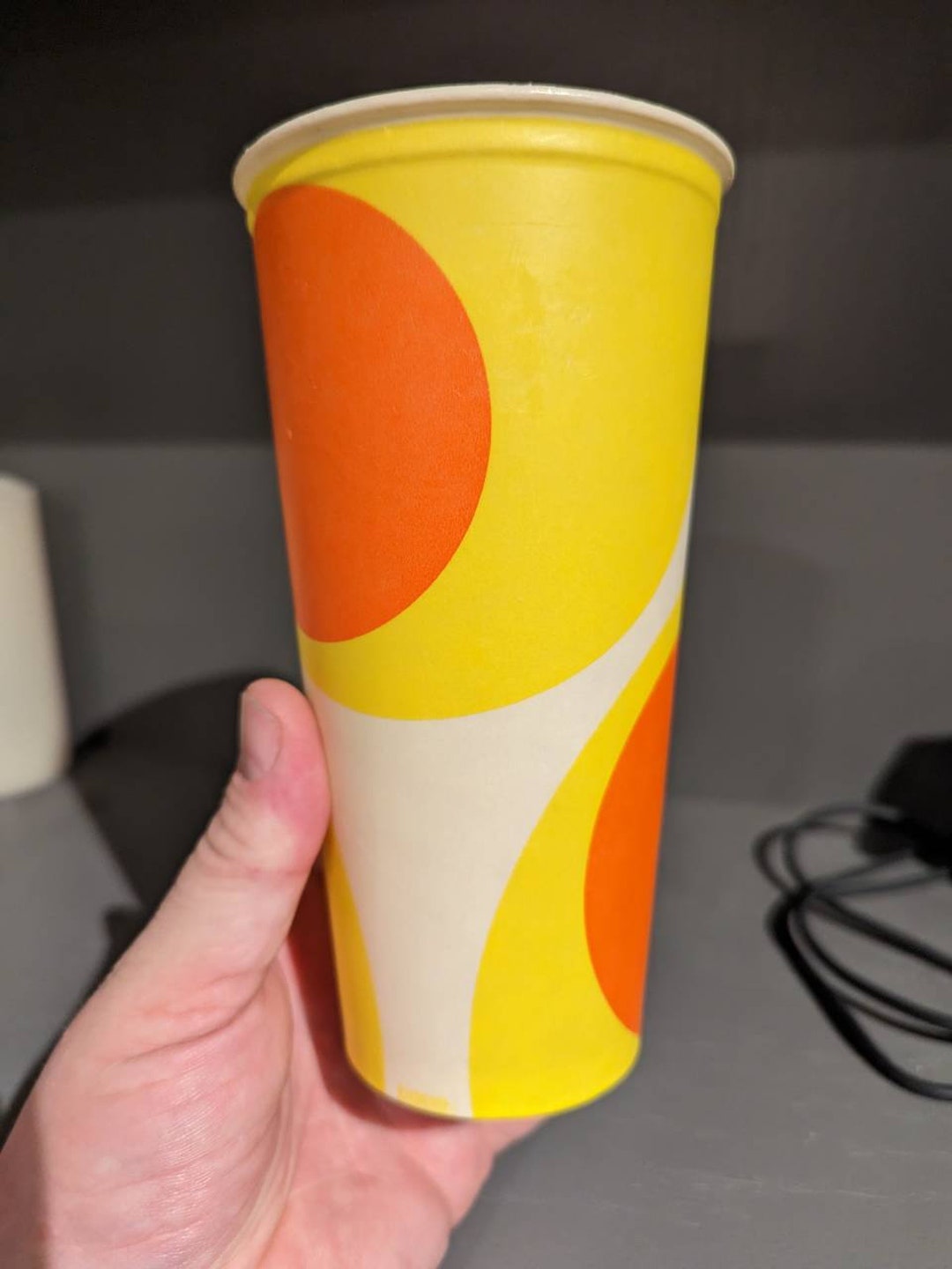 1960s Waxed Drink Cup Box- Old Dixie Cups - Original Dated 1967 - 22 Oz ...