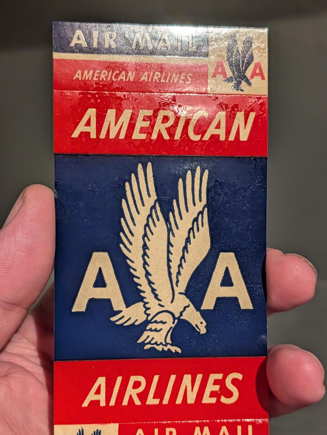 1950s American Airlines Stickers and Air Mail Label - Old & Original ...
