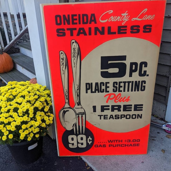 Large Vintage Sign - Etsy