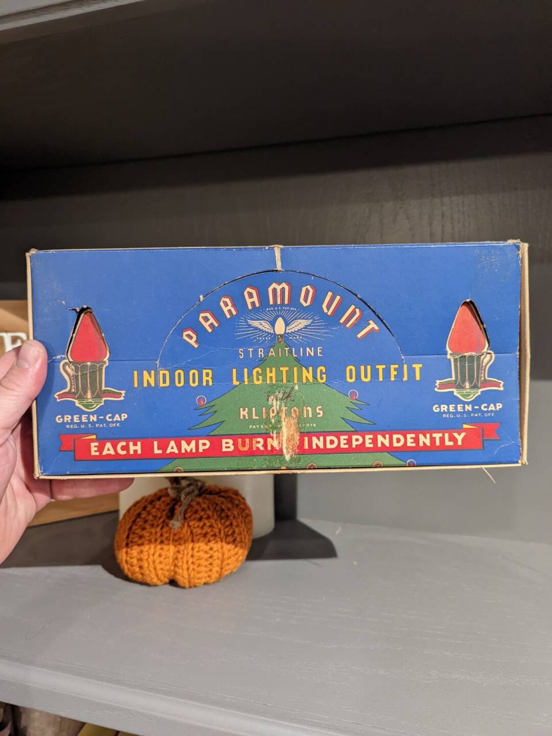 Old & Original 1940's Paramount Christmas Lights Display Box - General ...