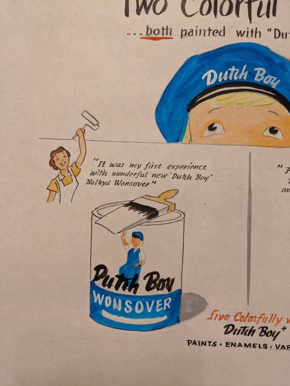 Vintage Dutch Boy Paint Ad