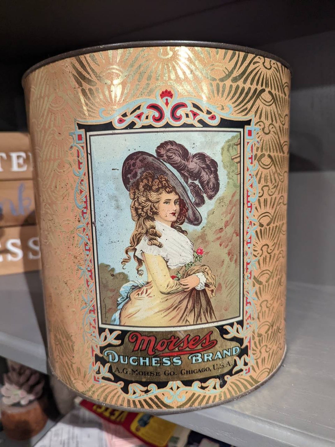1930's Morse's Duchess Brand Candy Hard Candies Candy Can - Old ...