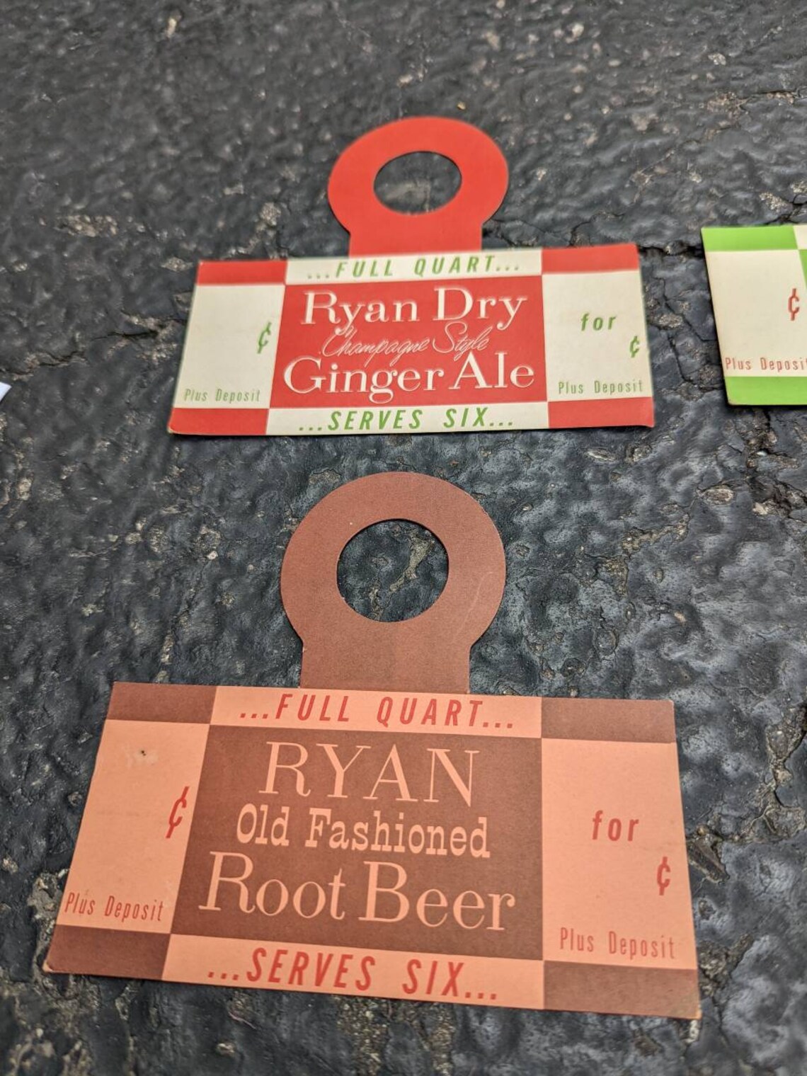 Original 1960's Ryan Beverages Soda Bottle Topper NOS - Etsy