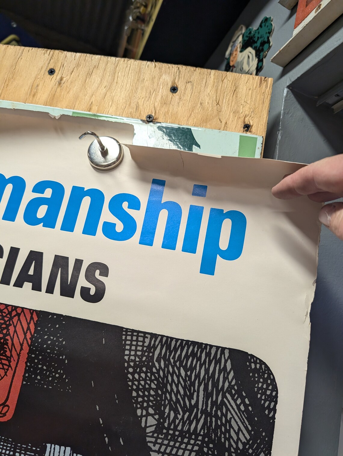 Large Original 1960s Mopar Muffler Replacement Service Car Dealership ...