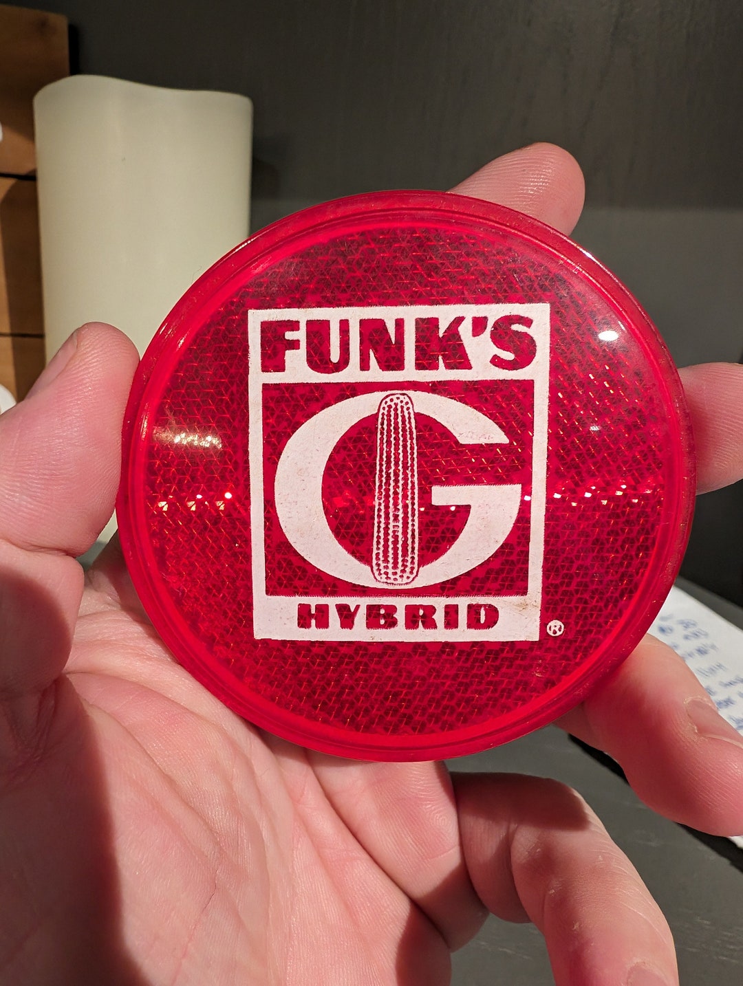 1960's 70s Funks G Hybrid Seeds Reflector Farm Sticker Old Original ...
