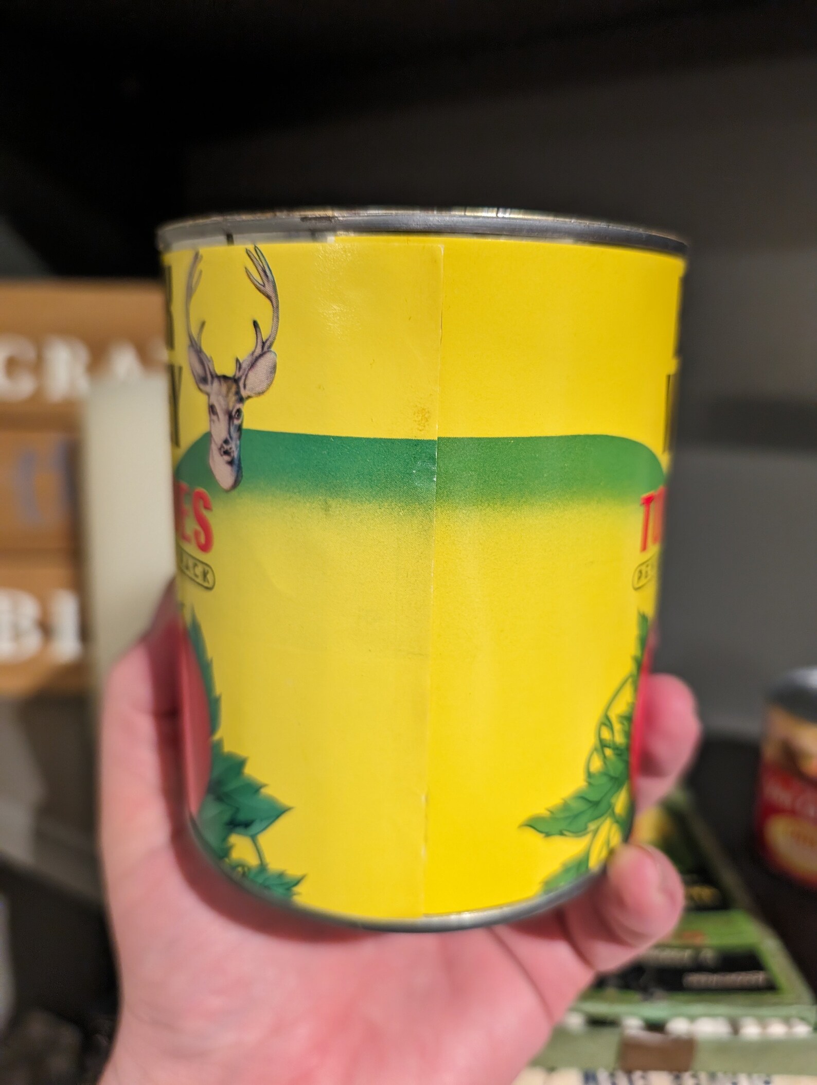 1960's Buck Valley Tomatoes Can Label on Can Original Vintage Buck ...