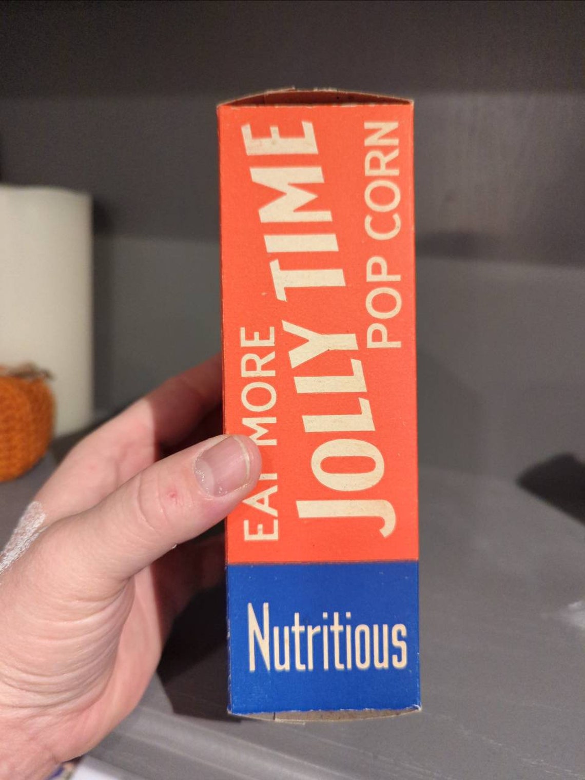 Small Vintage 1939 Jolly Time Pop Corn Box- Old - Original American Pop ...