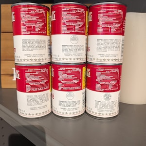 1980s Campbell's Soup Can Label on Can - Original Vintage - Campbell's ...