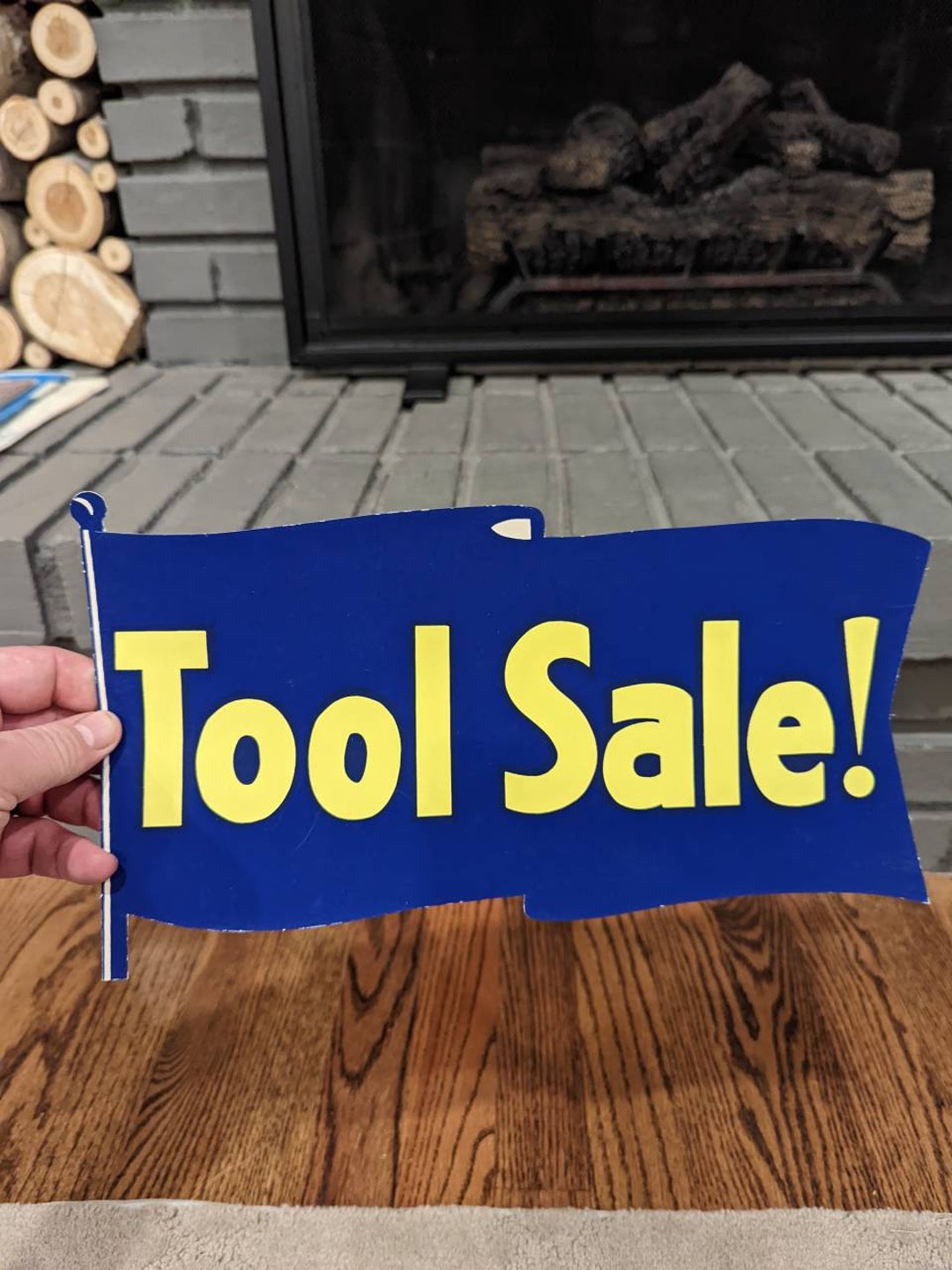 Original 1950s Tool Sale Cardboard Sign Vintage Hardware Sign Flag Sign ...