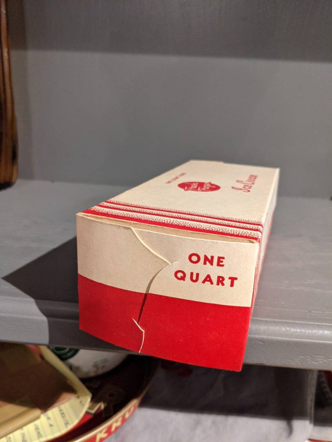 1940's Fresh Frozen Ice Cream Box Vintage Theatre or - Etsy