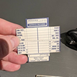 Old and Original 1960's Gulf Oil Spot Check Motor Oil Change Tag ...