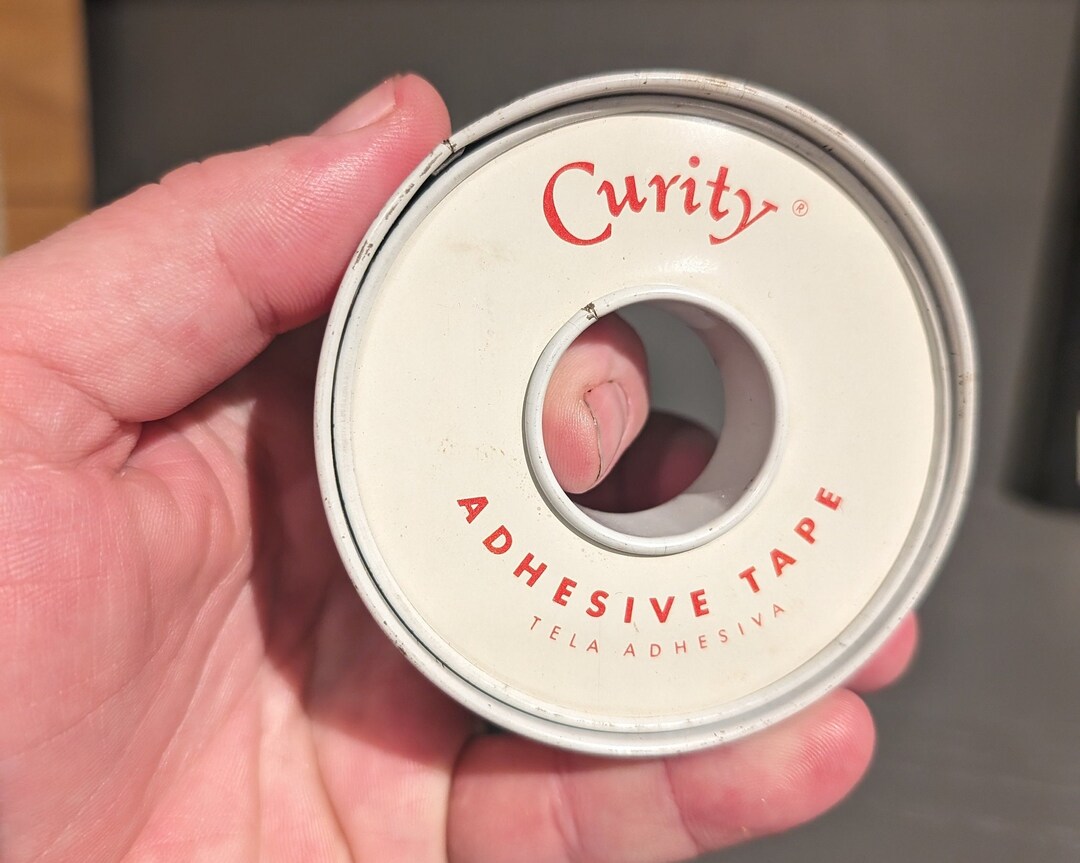 Original Vintage 1960's Curity Adhesive Tape Bandaids Tin - Empty ...