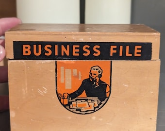 Business Card File - Etsy