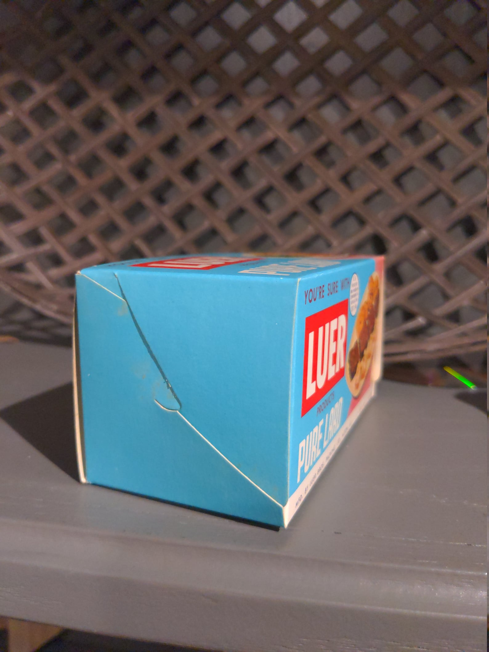 1950's LUER Lard One Pound Box Old & Original Kitchen - Etsy