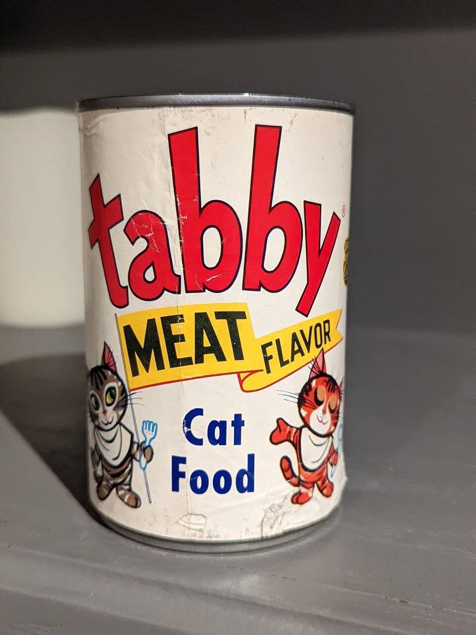 Cat Food Can Label