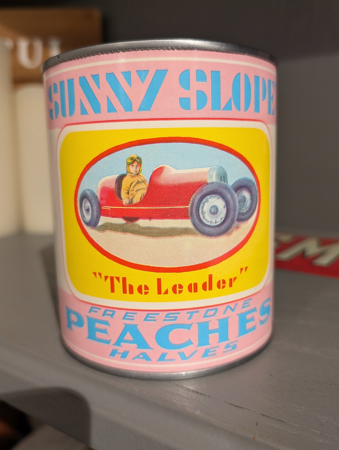 1960s 70s Sunny Slope Peaches Pie Filling Can Label on Can Original ...