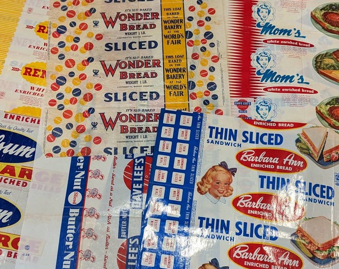 HTF Wonder Bread Wrapper With Cowboy on Bucking Bronco Horse - Etsy