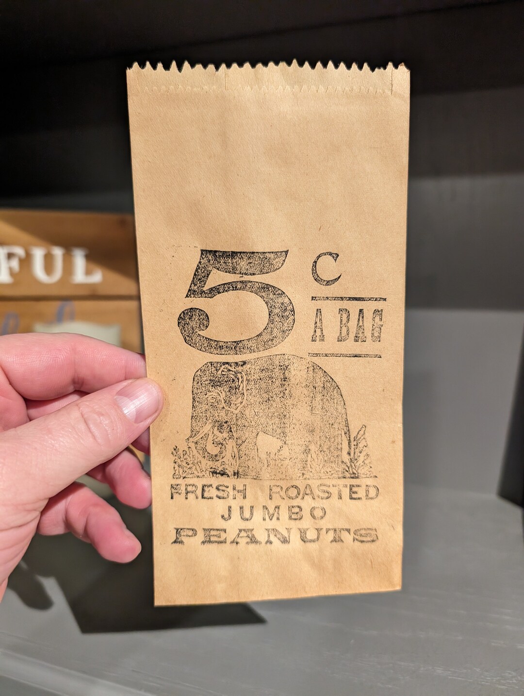 NOS 1910s 20s Fresh Roasted Peanuts Paper Bags - Old & Original Paper ...