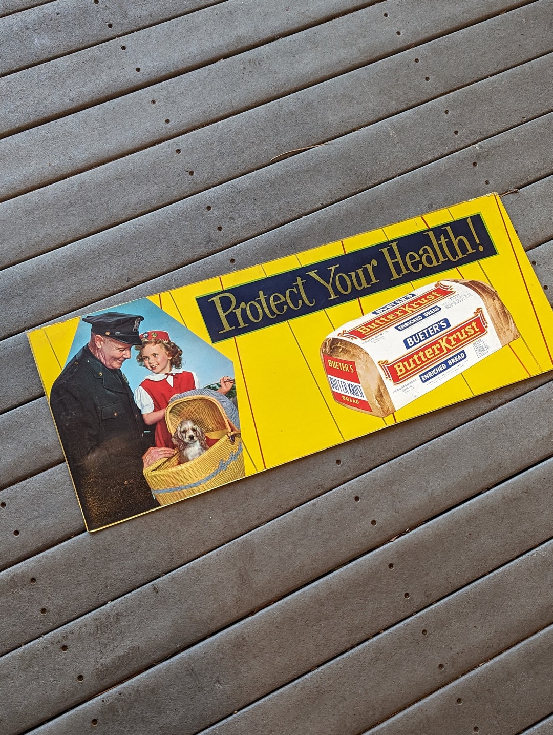1940's Hobo Bread "protect Your Health" Original Grocery Store ...