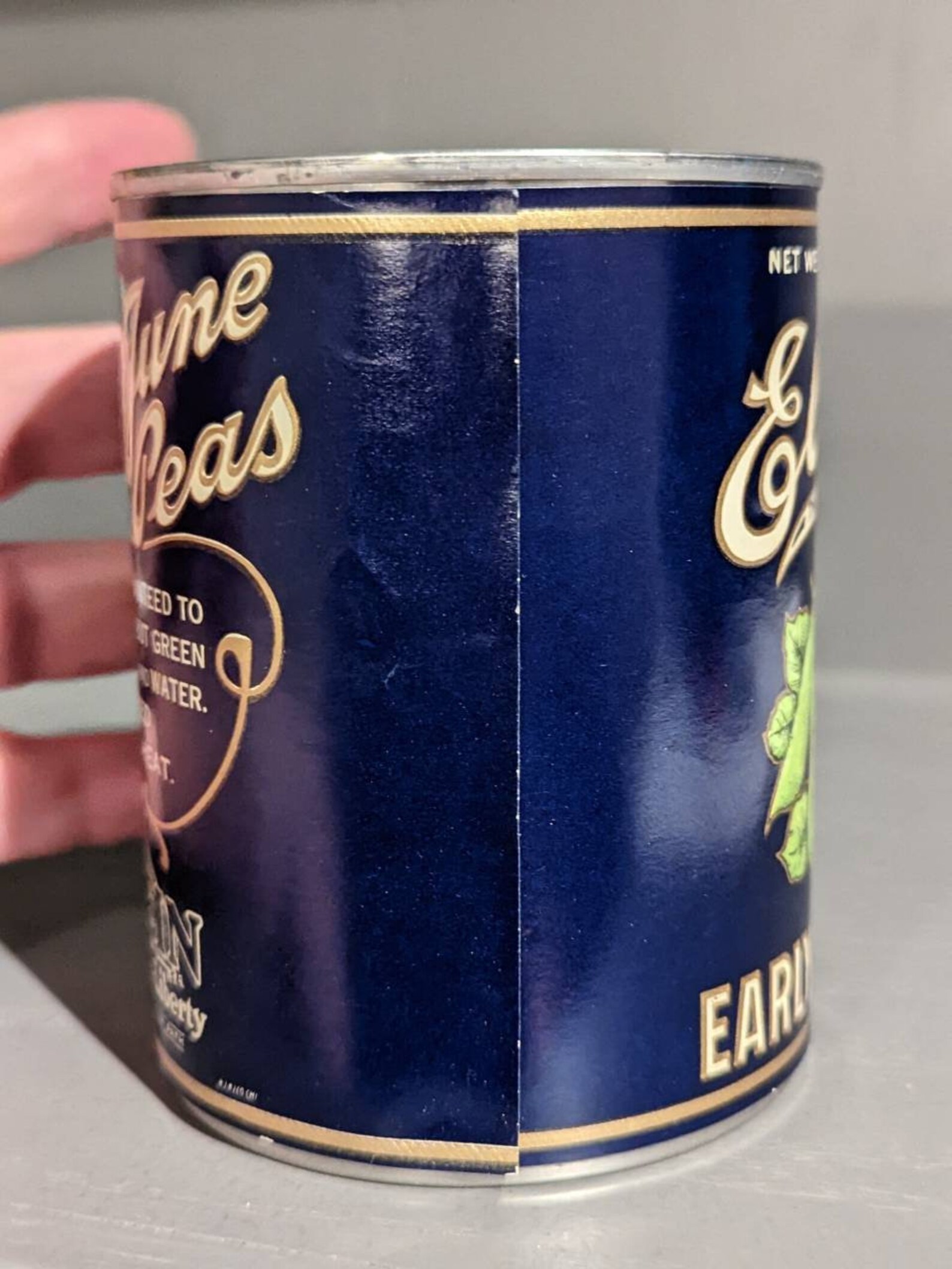 1920's Elkay Early June Peas Can Label on Can Original Vintage - Etsy