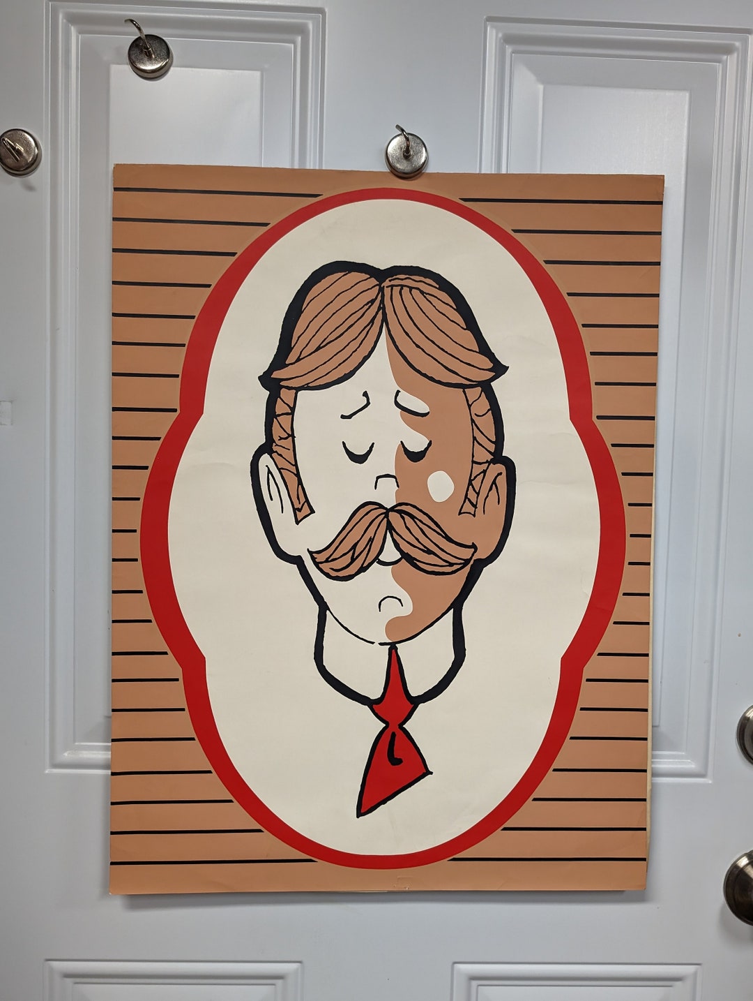 Large 1970s Dapper Fathers Day Sign Original Store Sign Kitchen Decor ...