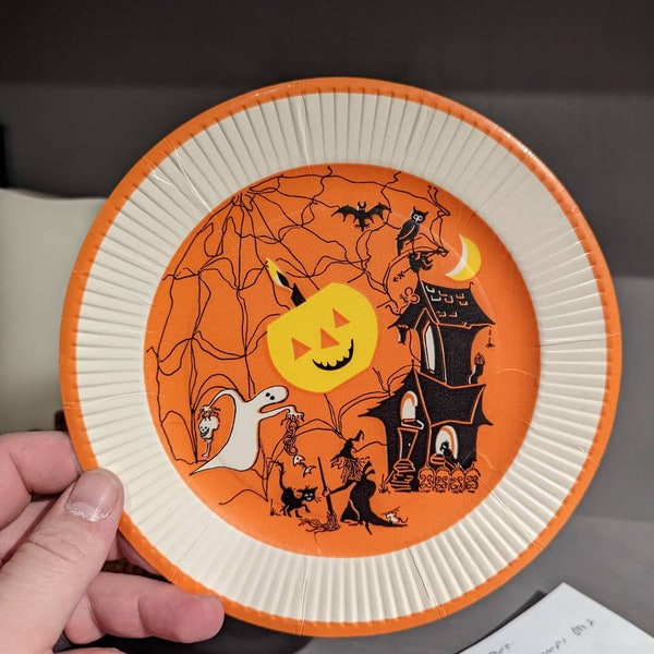 Halloween Plate - Etsy