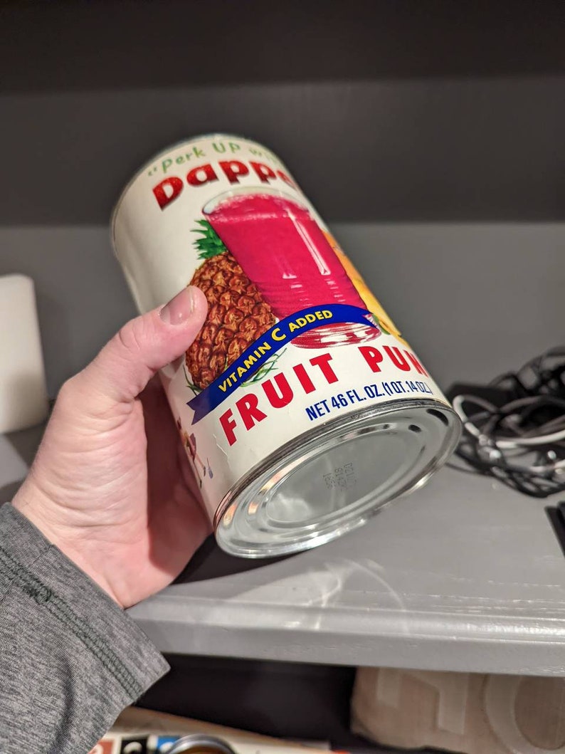 1970's Dapper Fruit Punch Juice Can Label on Can Kitchen | Etsy