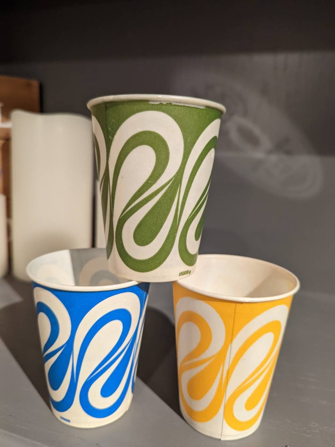 NOS 1971 Retro Dixie Waxed Paper Cup - Old & Original Ice Cream Soda ...