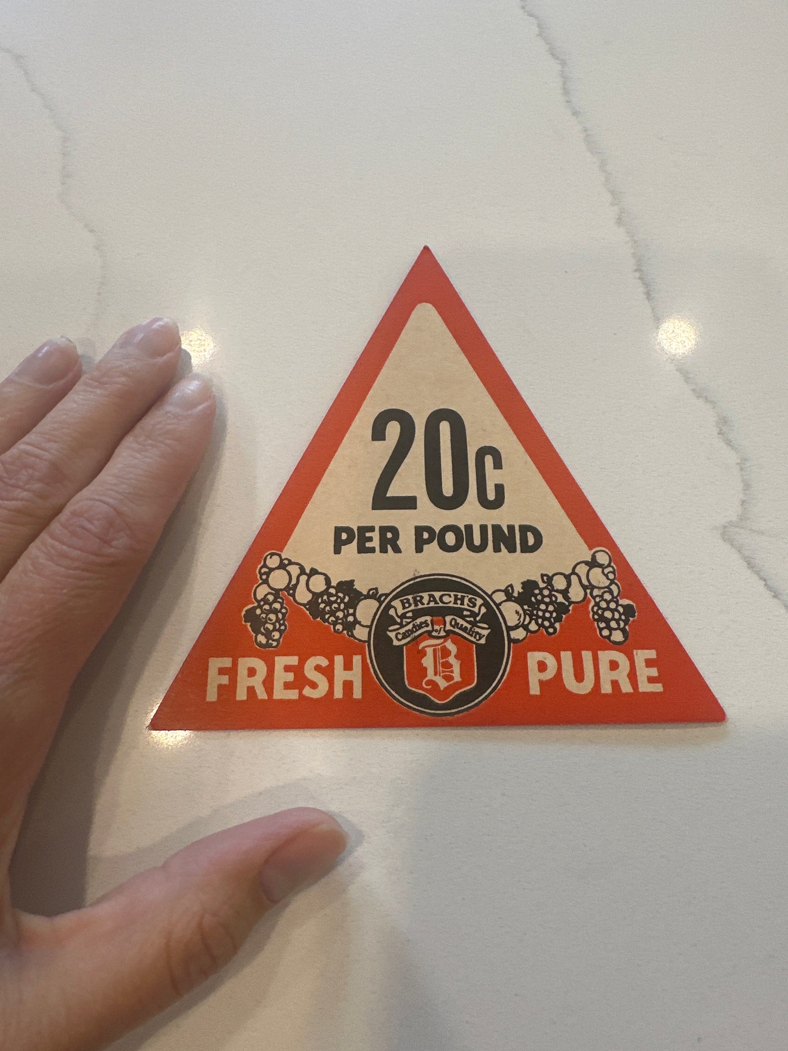 1930s-1940s Brach's Candy Candies Price Signs Price Tags Original ...