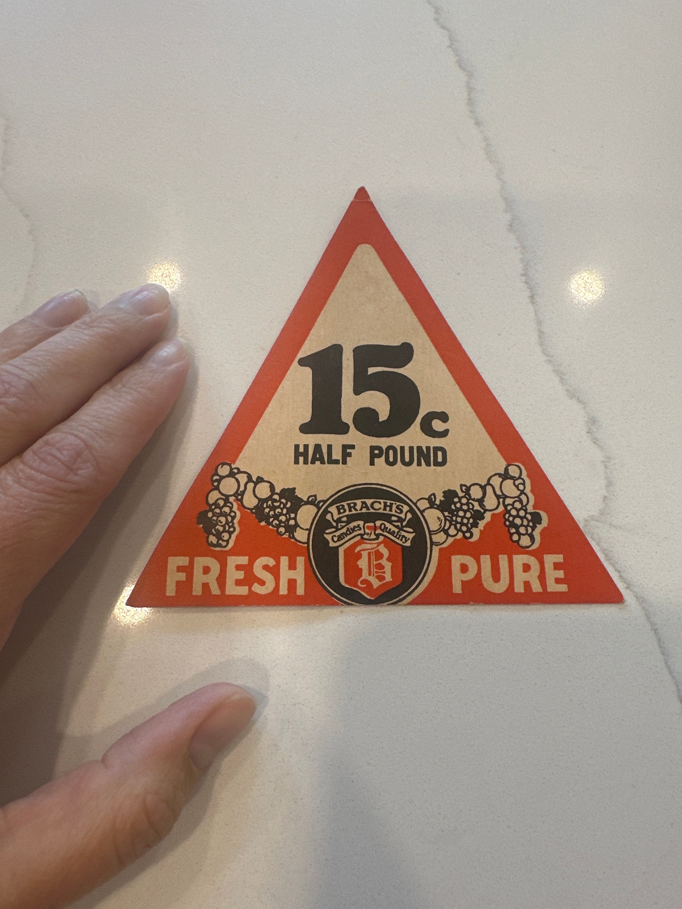 1930s-1940s Brach's Candy Candies Price Signs Price Tags Original ...