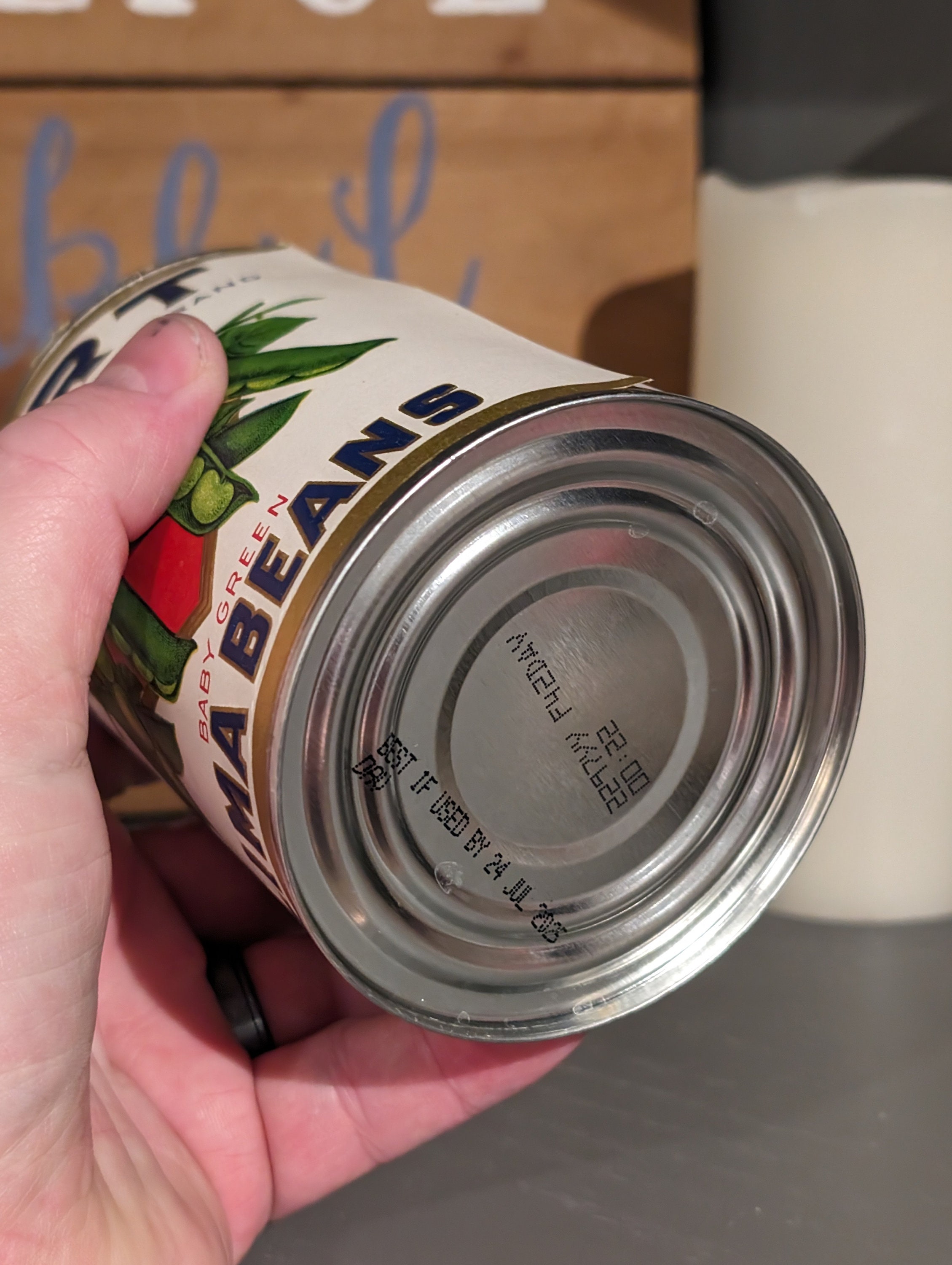1920's 30s Hart Brand Lima Beans Can Label on Can Original Vintage ...