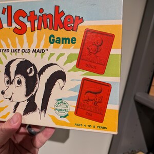Original 1950s Lil Stinker Game - Like Old Maid - Mid Century Game ...
