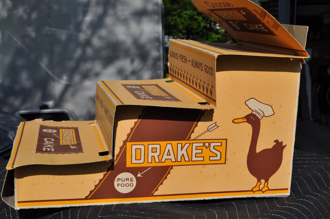 1940's Drake's Cakes Country Store Bakery Display | Etsy