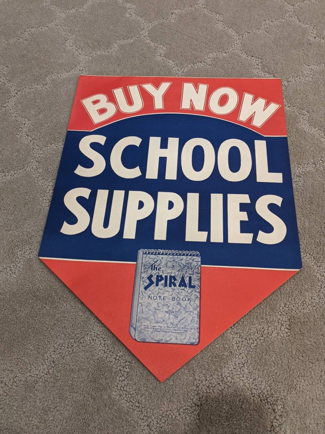 Double Sided - Original Vintage 1930's Spiral Notebook Buy Now School ...