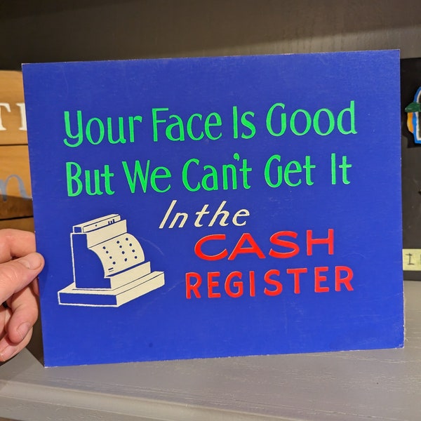 Original Cash Register Signs - Etsy