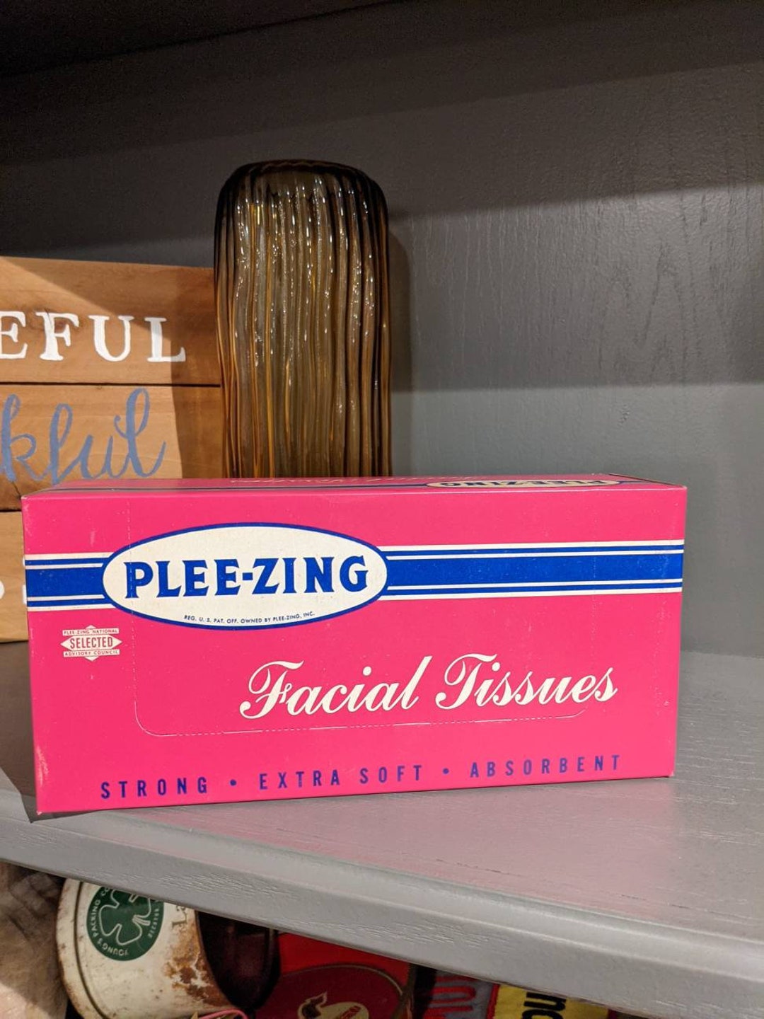 NOS Original Vintage 1963 Plee-zing Facial Tissues- Old School Supplies ...