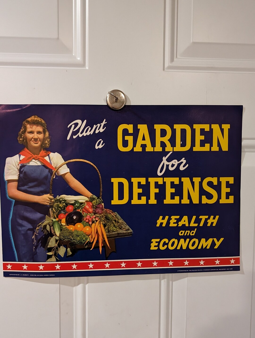 1940s Garden for Defense Victory Garden Sign - Old & Original Grocery ...