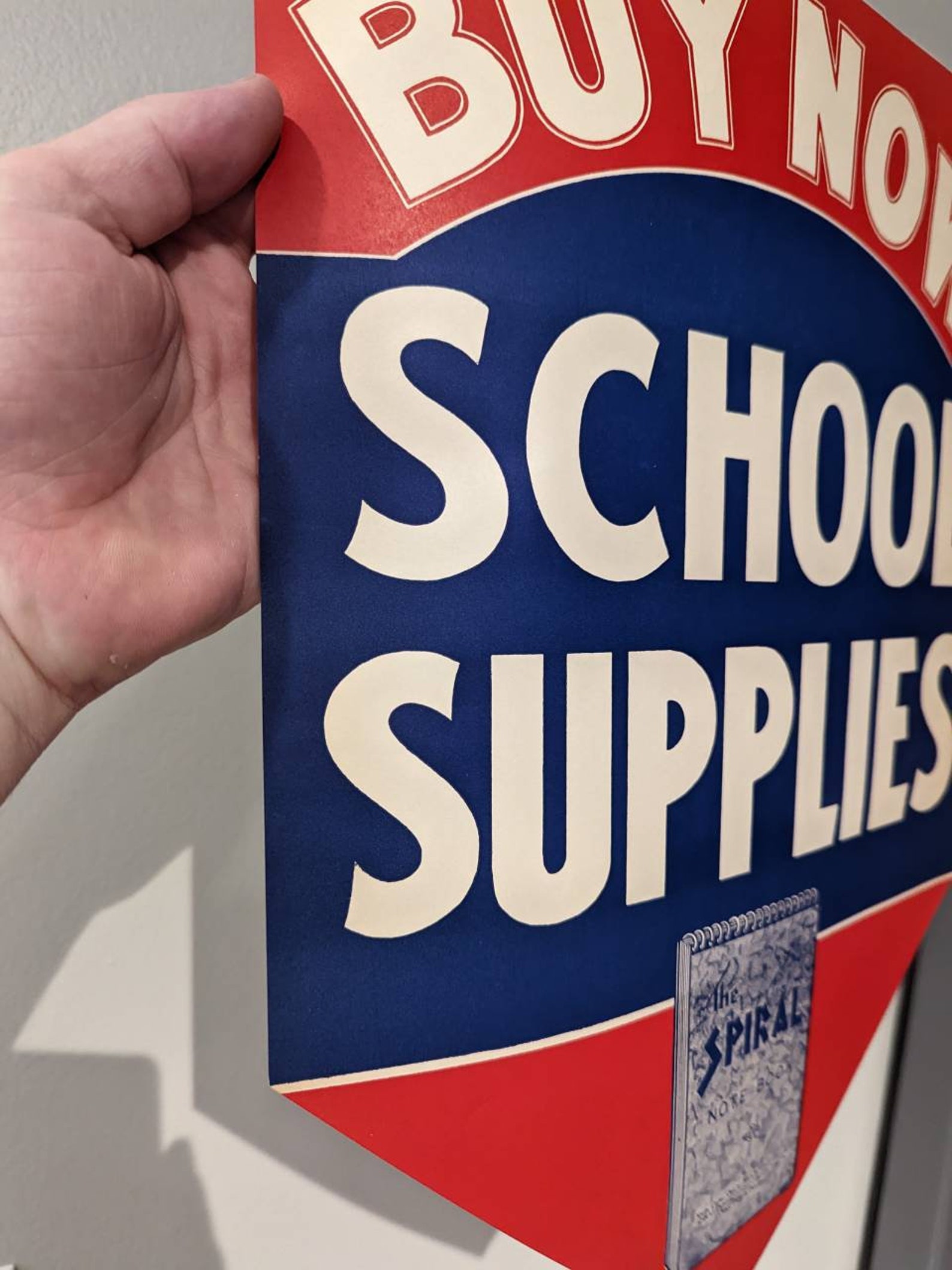 Original Vintage 1930's Spiral Notebook Buy Now School Supplies Store ...