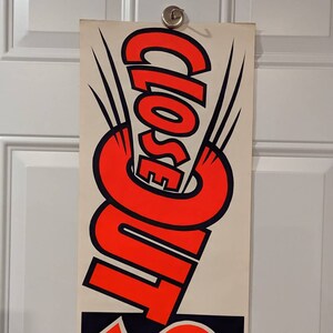Original 1940s Closeout Sale Shop Sign Vintage Sign Poster - Etsy