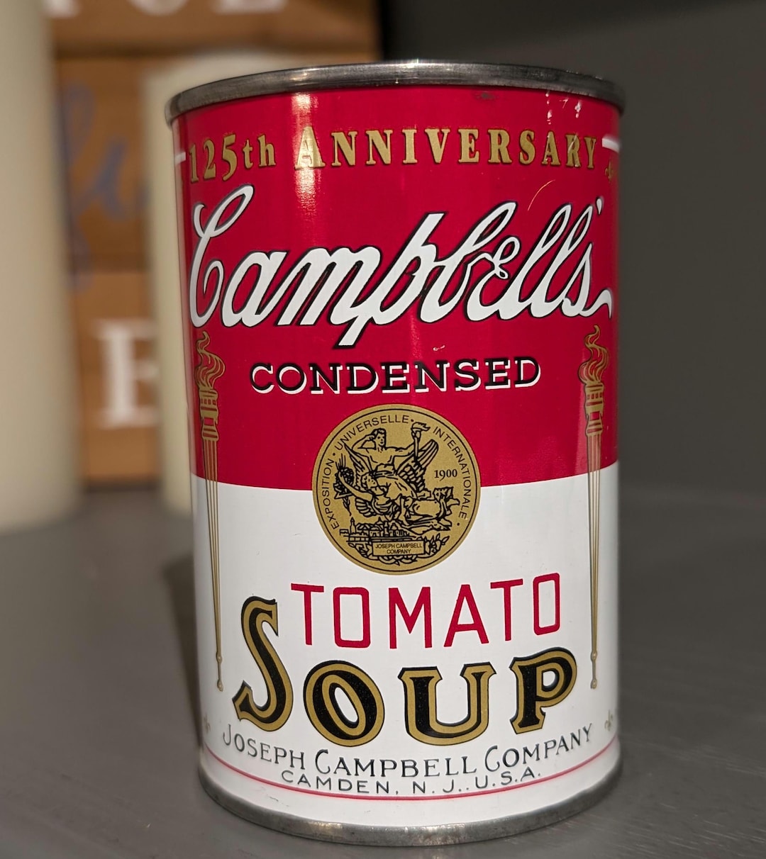 125th Anniversary Campbell's Tomato Soup Can Original Vintage Can and ...