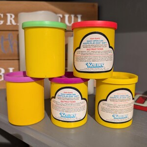 Old & Original 1980s Kenner Play Doh Plastic Container - EMPTY - Choice ...